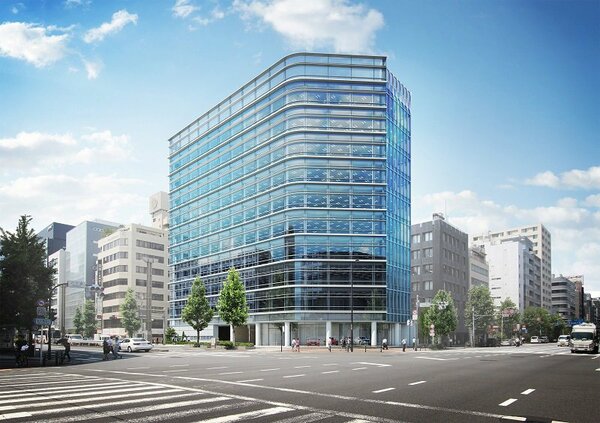 Mazda Dealer reconstructing office building in Hatchobori, Chuo-ku ...